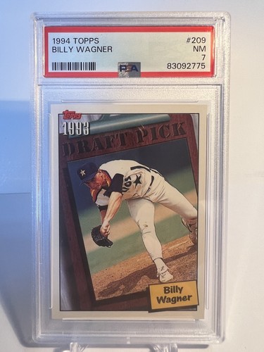 BILLY WAGNER 1994 Topps #209 ROOKIE RC / Draft Pick / Hall Fame HOF ...