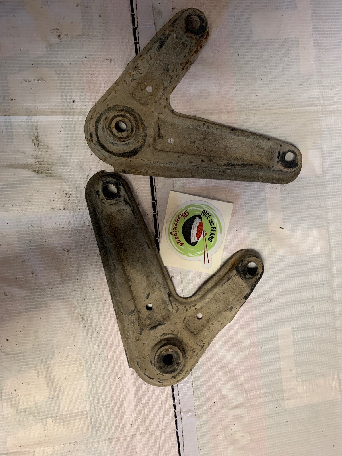 95-98 Nissan 240sx S14 Rear Subframe Connecting Bracket Brace Set ...