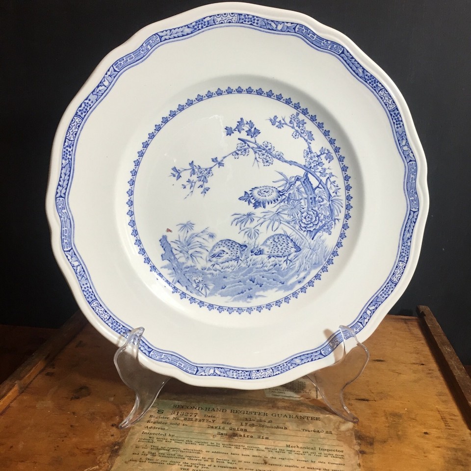 Furnivals Quail Blue England Dishes Various Items Dinnerware & Serving ...