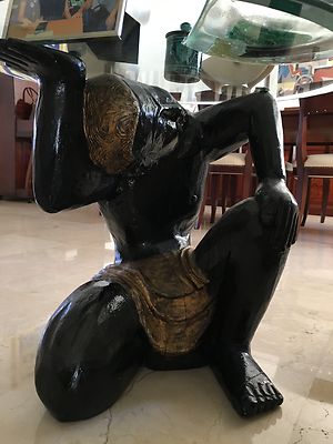 Pair Antique Statue Coffee Tables | eBay UK