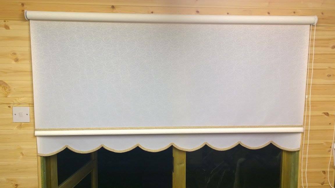 Roller Shades With Scalloped Edge Roller Blinds With Triangle Edge