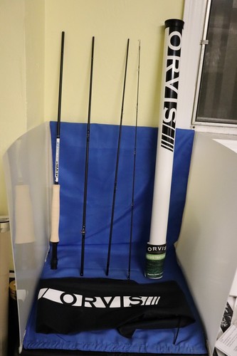Orvis Fly Rod Helios 3D Length 9' ft 5wt Line 4 pc and sock and tube ...