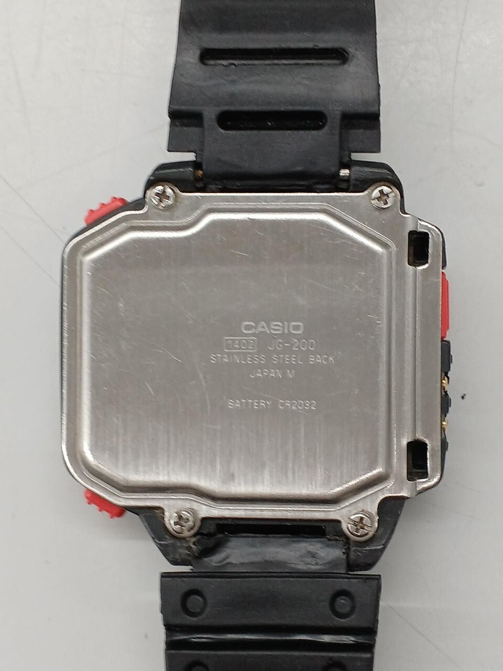 Casio Super Cyber Cross JG-200 Vintage Digital Super Optical ...