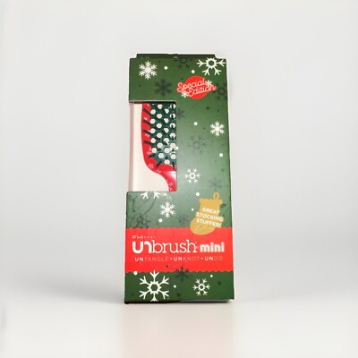 UNBRUSH MINI HAIR BRUSH Untangle, Unknot, Undo Special Edition Sleigh ...