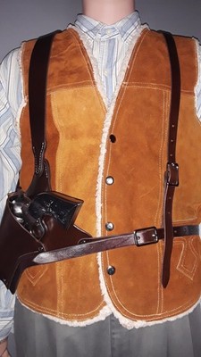 LEFT HAND Leather Doc Holliday Single Action Revolver Holster Rig (New ...