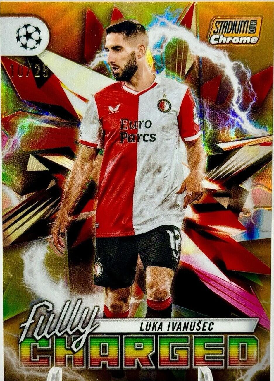 2023-24 Topps Stadium Club Chrome Ucl - Fully Charged Luka Ivanusec #FC ...