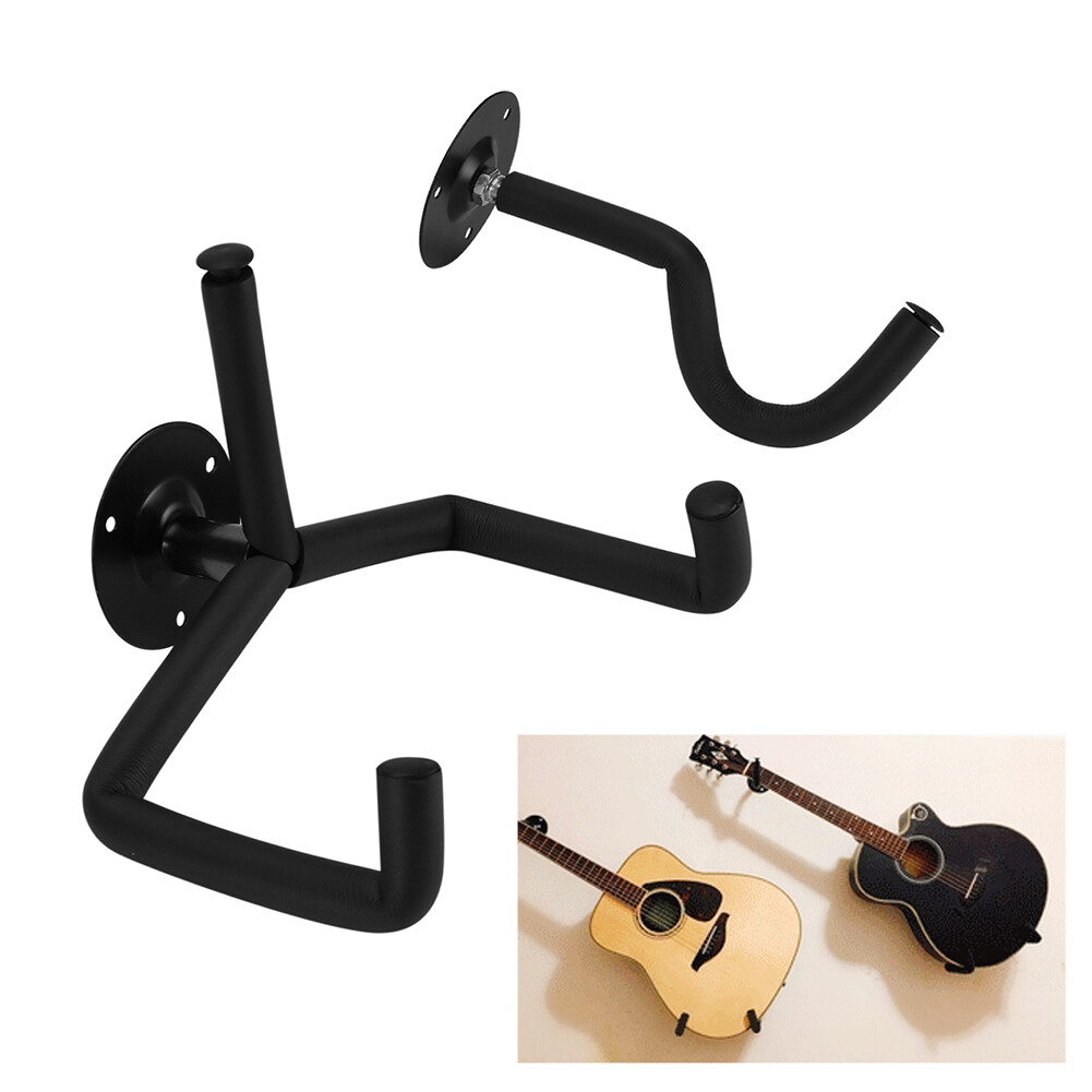 Horizontal Rack Hook Guitar Hanger Wall Mount Display Bracket Split ...