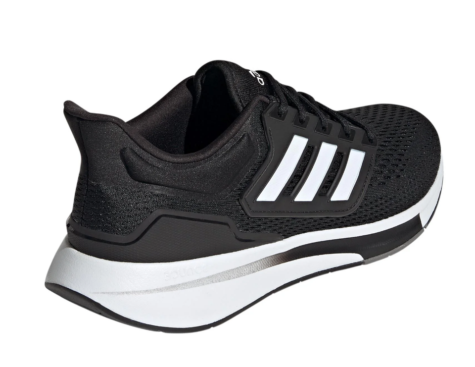 NIB MEN'S ADIDAS GY2190 EQ21 RUN BLACK/WHITE RUNNING SHOE SNEAKERS | eBay
