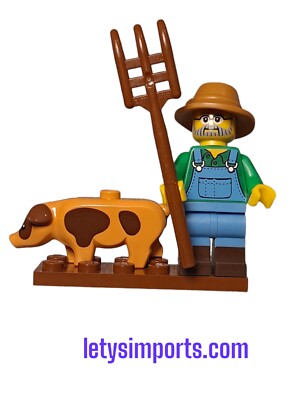 Farmer LEGO Minifigures Series 15 Complete 71011 Mini Figure Minifig ...