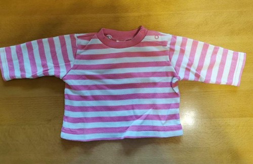 Gr.56 - Topomini - Baby/Mädchen Pulli - Pink / Weiß gestreift ...