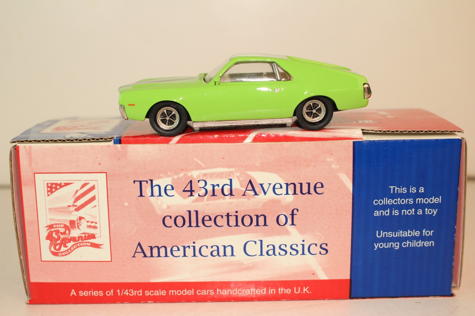 Milestone Miniatures 1969 AMX, Green with Black Stripes | eBay