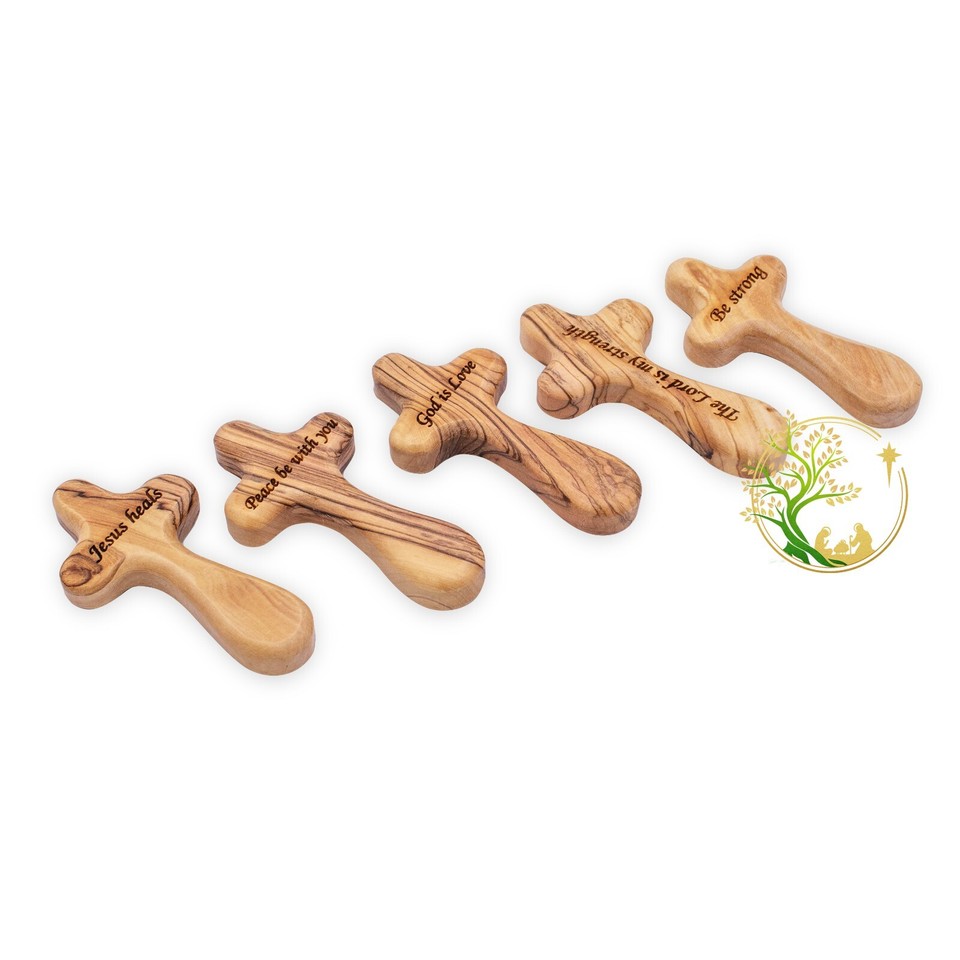 Comfort cross | Holy Land prayer Palm cross made of Olive wood ...