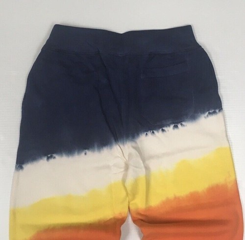 Polo Ralph Lauren Tie Dye Colorblocked Distressed Fleece Jogger Pants ...