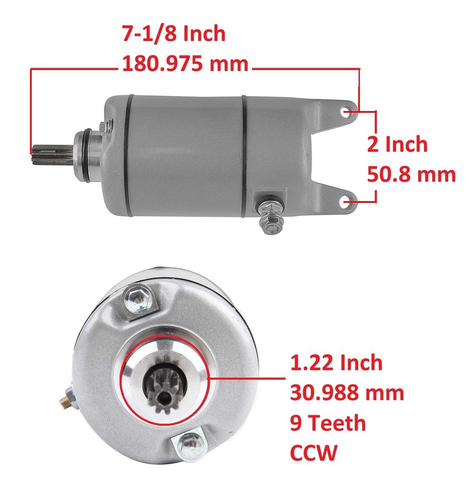 Starter Motor For Kawasaki Teryx 750 KRF750 / Teryx 4 750 KRT750 4x4 ...