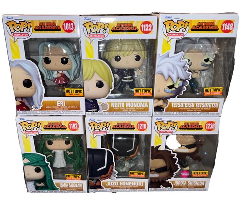 Funko Pop My Hero Lot Hot Topic Class 1B Exclusive 1013 1122 1210 1148 ...
