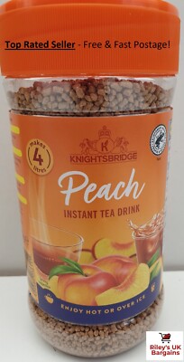 Knightsbridge Peach Instant Tea Drink Granules Powder Hot Cold Iced ...