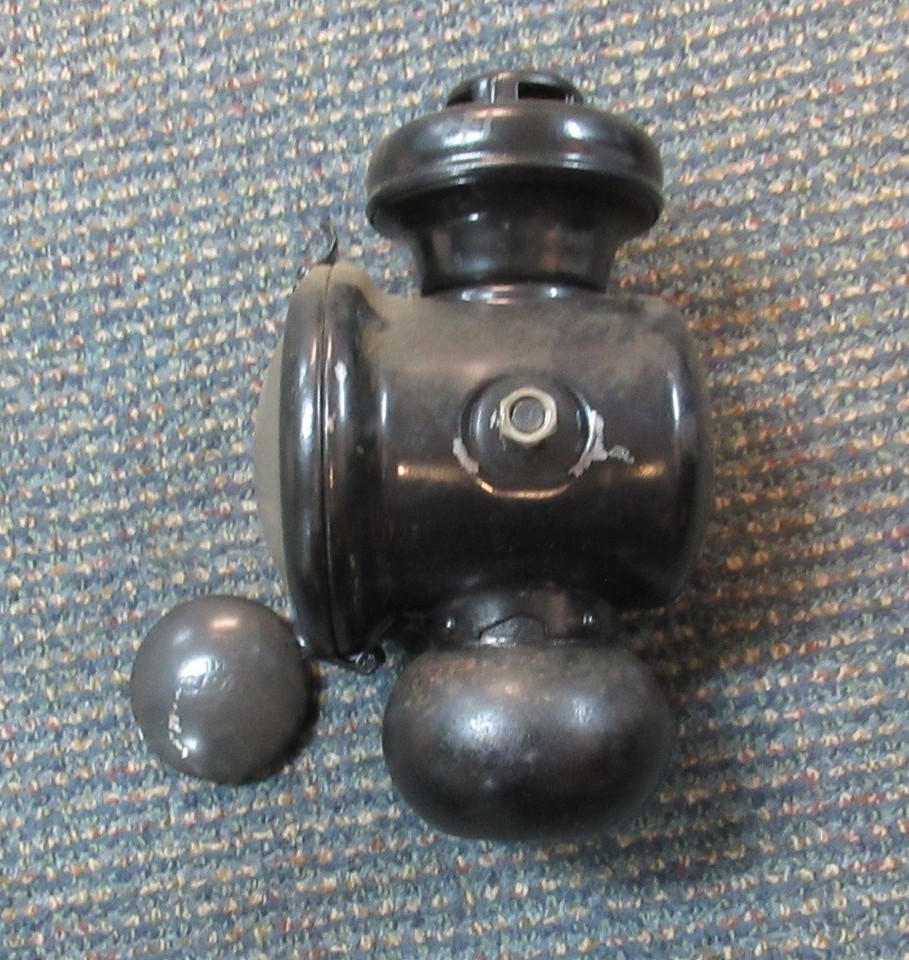1915-22 Ford Model T Original/Used Front Oil HeadLamp w/. Red Lens | eBay