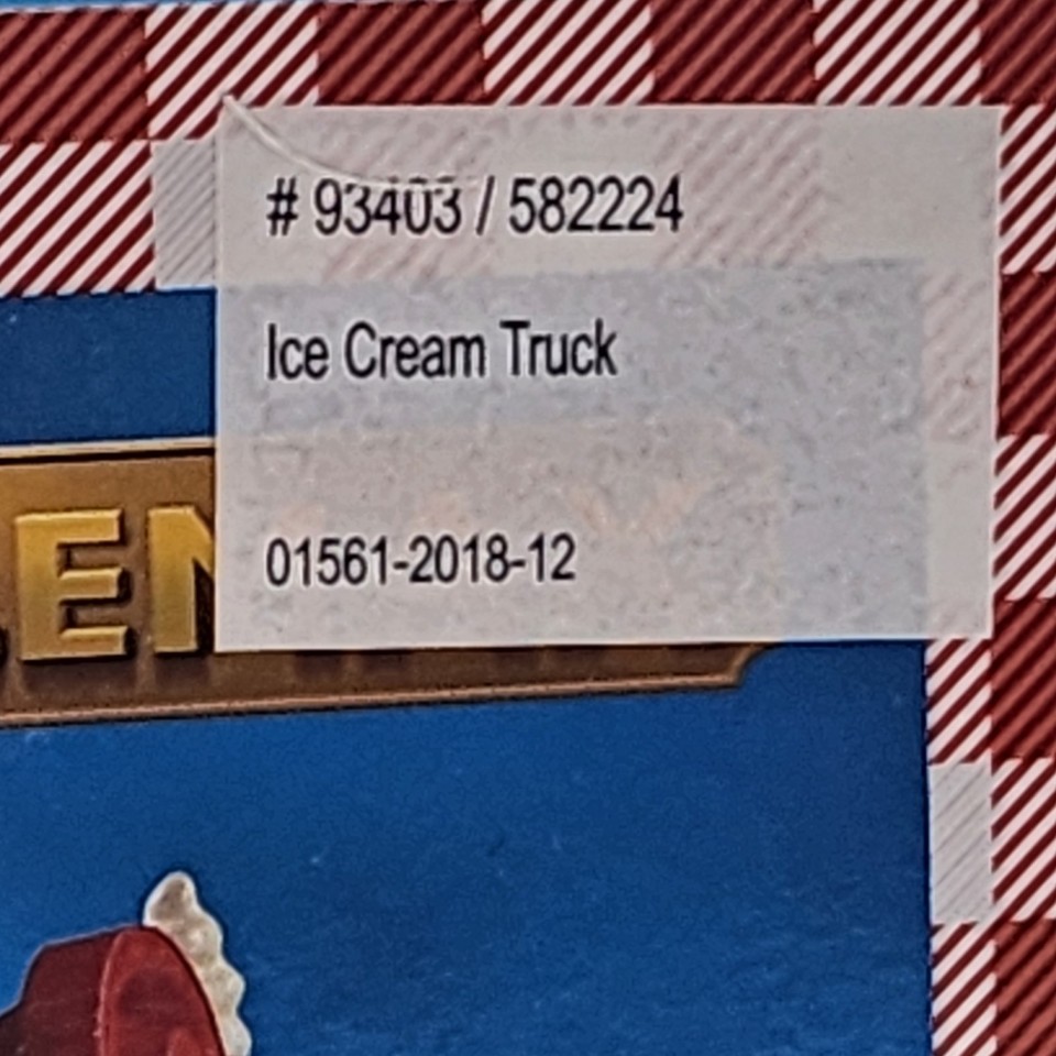 Lemax Frosty’s Ice Cream Truck Table Accent Retired #93403 New Open Box ...