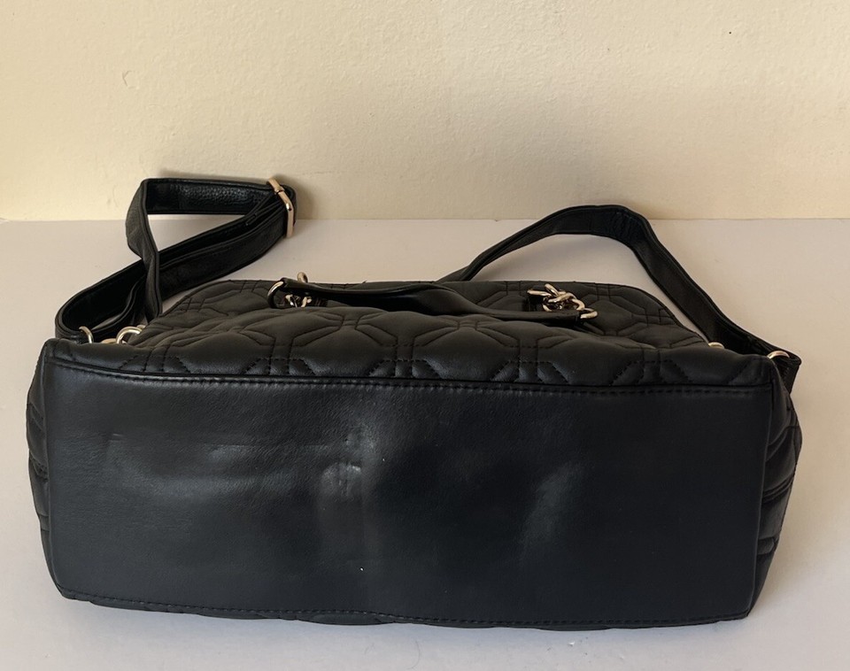 KATE SPADE Rachelle Astor Court Quilted Black Leather SATCHEL/CROSSBODY ...