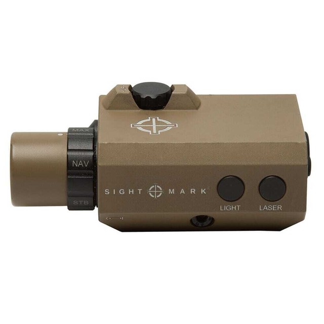 Sightmark SM25012DE LoPro Mini Combo Flashlight and Green Laser Sight ...