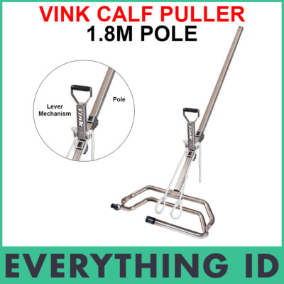 VINK CALF PULLER COW HEAVY DUTY CALVING JACK AID LONG 1.8m POLE ...