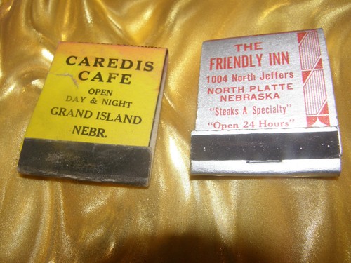 Matchbook Vintage Nebraska The Friendly Inn North Plat Caredis Cafe ...