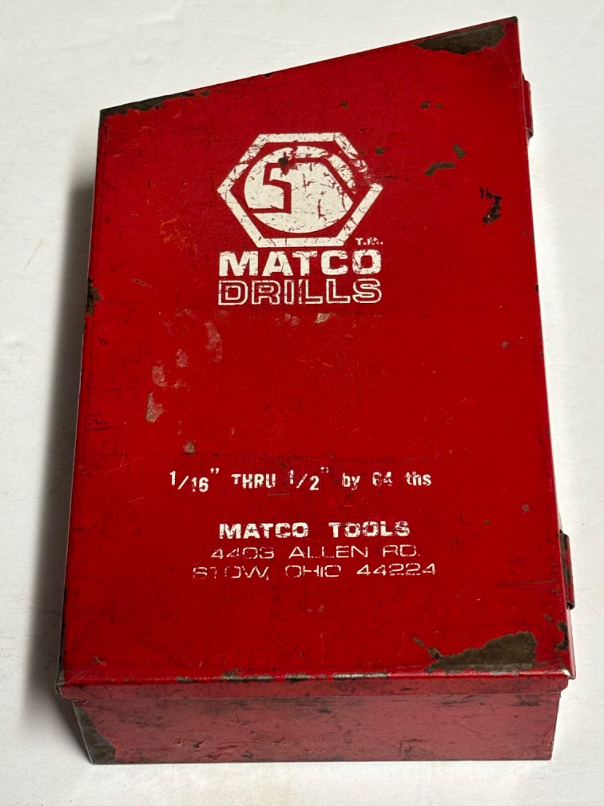 MATCO TOOLS INCOMPLETE DRILL BIT SET METAL BOX | eBay