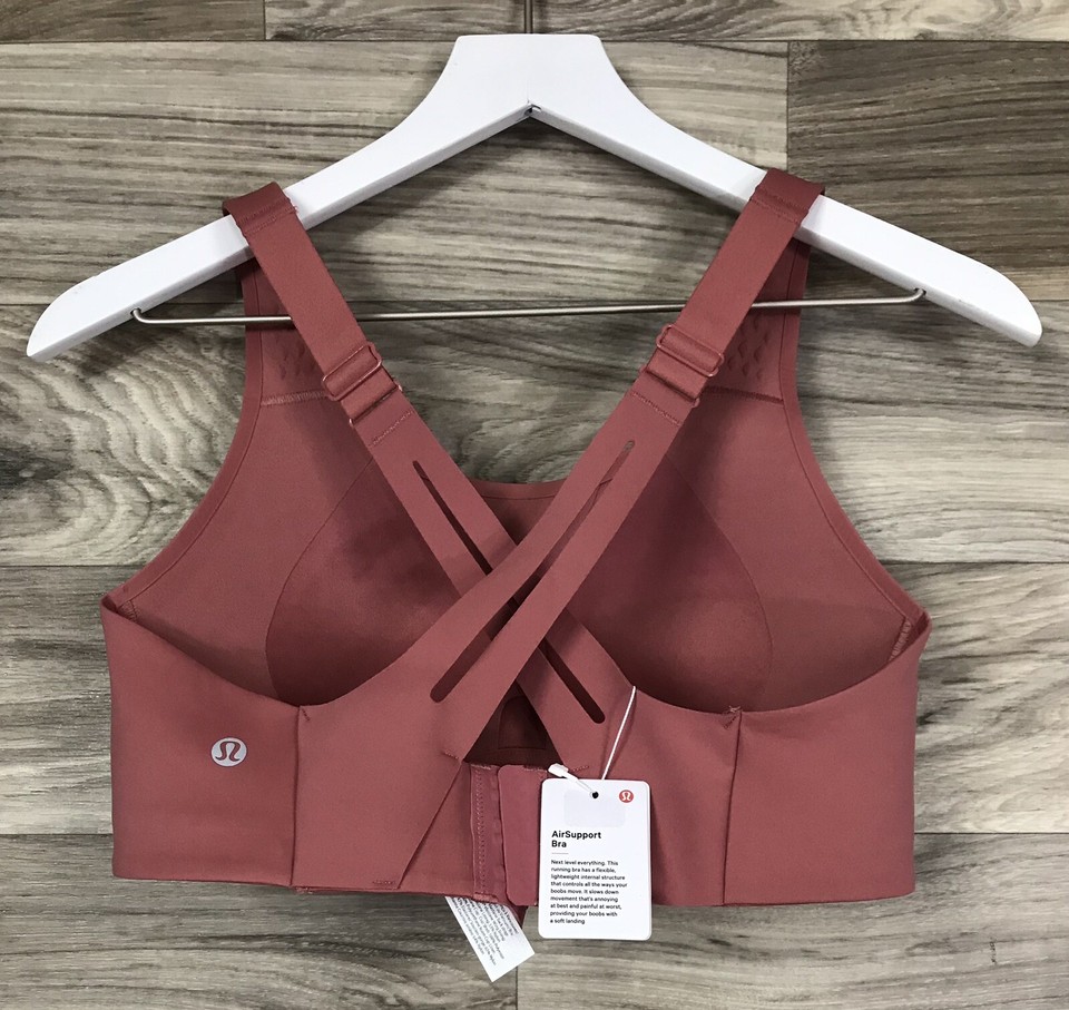 Lululemon AirSupport Bra Size 38DD Brier Rose Pink Puff BRRO/PPUF 75258 ...