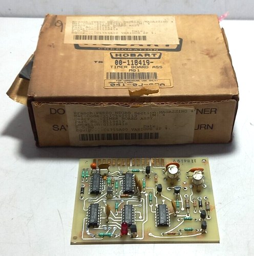 Hobart 00-118419 PCB Timer Board Assembly MQ1 118419Y D-118418M | eBay