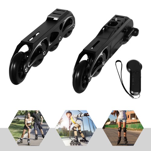 100W Electric Roller Skates Wheel Electric Roller Skating Wheels Remote ...