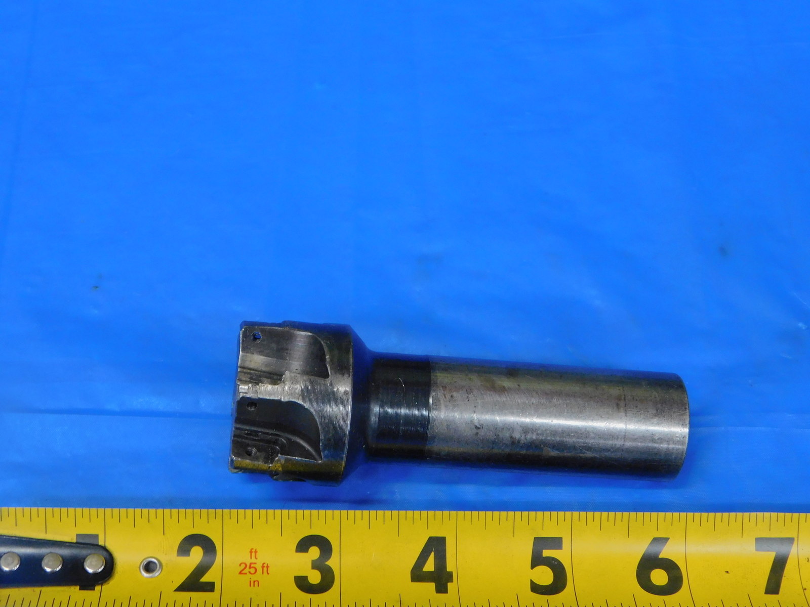 1 1/2 O.D. FACE MILL 1" SHANK HOLDS 6 INSERTS 1.5 MILLING CUTTER ...