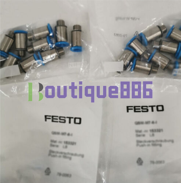 10PCS NEW FOR FESTO push-in threaded joint QSML-1/8-6 153336 | eBay