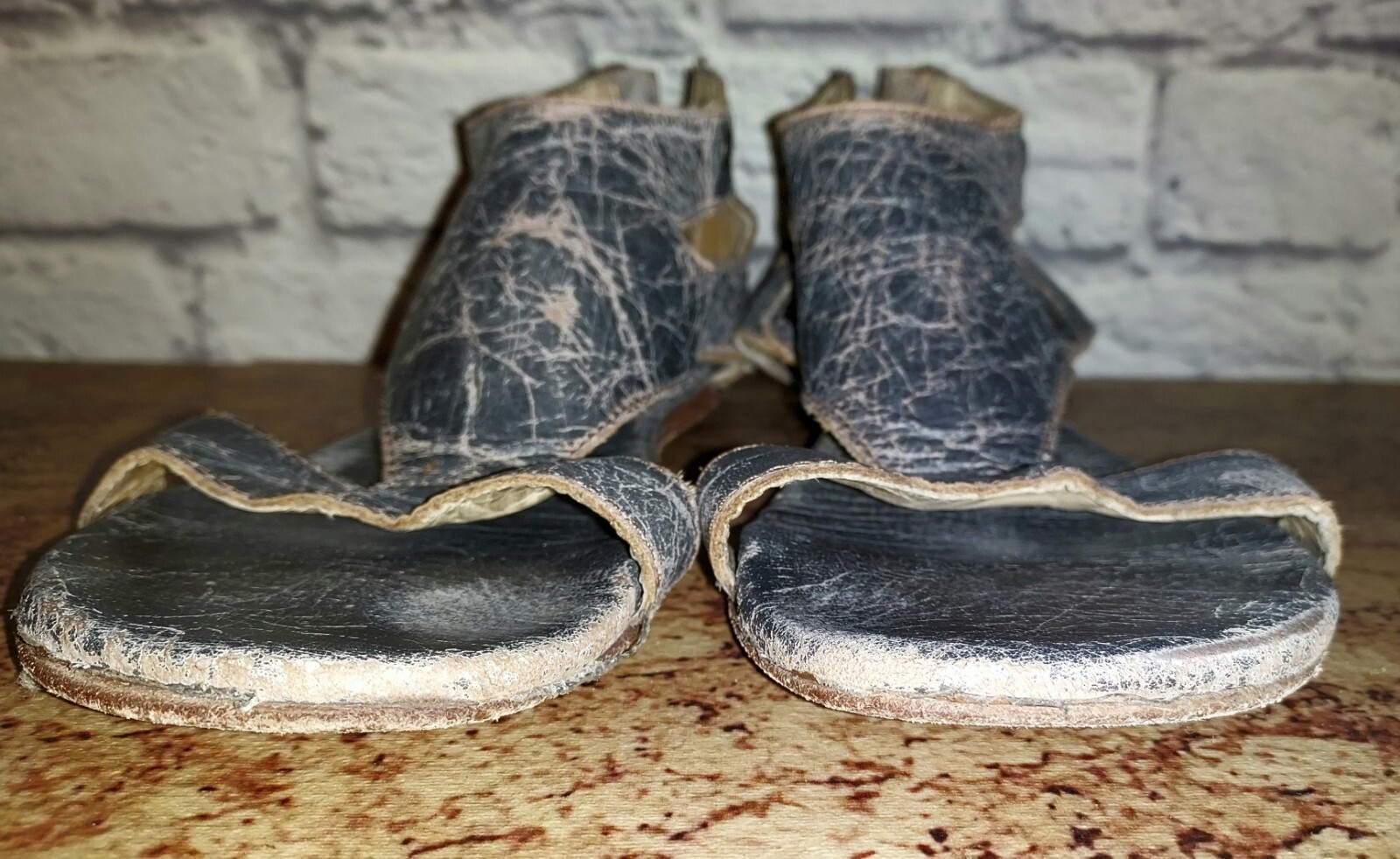 Bed Stu Rustic Silver Lux Soto Leather Gladiator Sandals Women's 9M | eBay