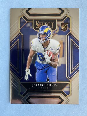 2021 Select Football Jacob Harris Club Level Rookie RC Los Angeles Rams ...