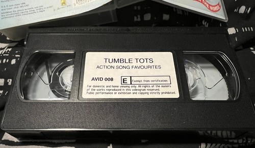 TUMBLE TOTS ACTION SONGS FAVOURITES- KIDS SINGALONG VIDEO VHS TAPE ...