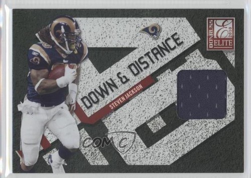2010 Donruss Elite Down and Distance Materials /299 Steven Jackson #30 ...