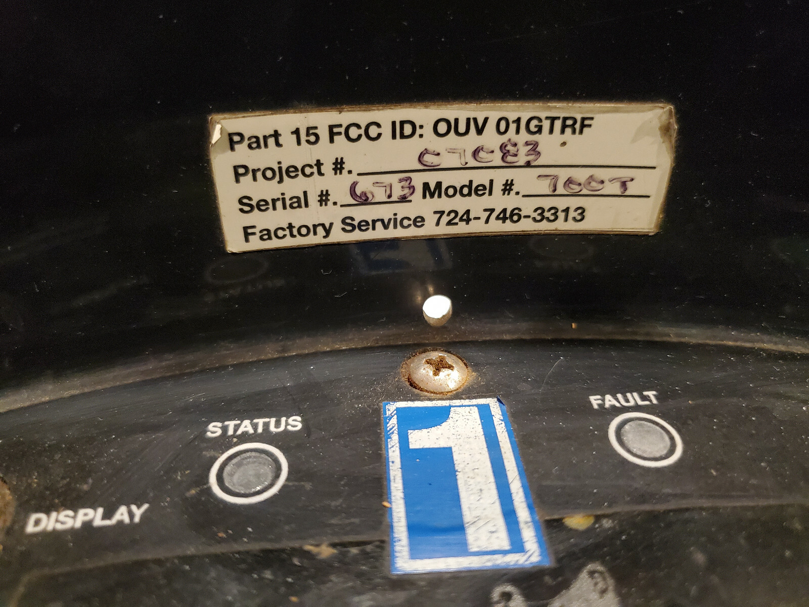 Magnetek/Enrange 700T Belly Pack Wireless Radio Remote Control System ...