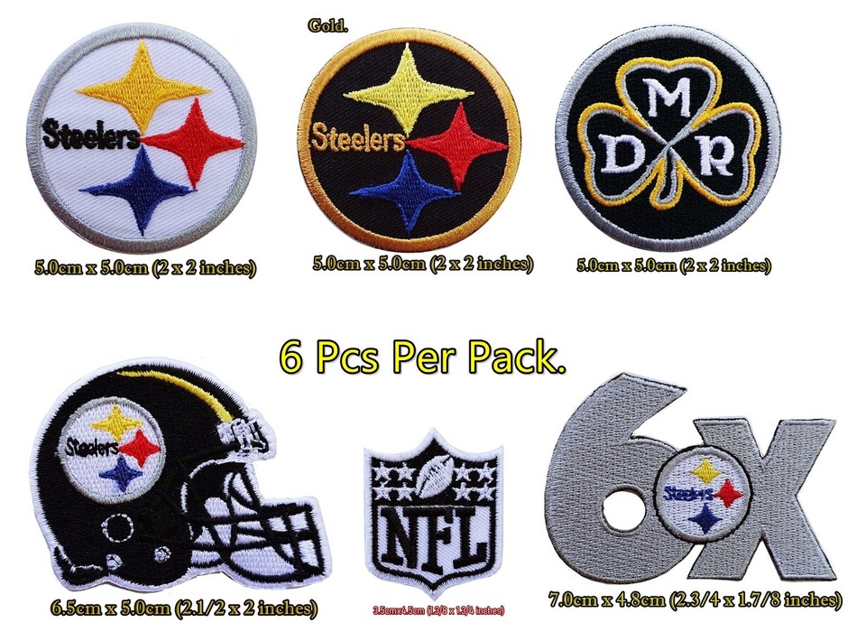 PITTSBURGH STEELERS NFL Football Patches Embroidery iron, sew(From Thai ...