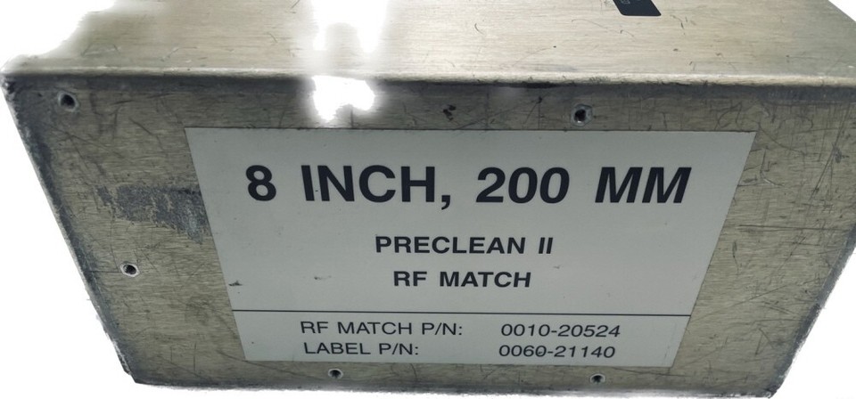 Applied Materials0010-20524 8INCH PCII RF MATCH BOX ASSY AMAT | eBay