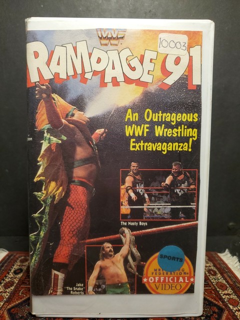 WWF - Rampage 91 (VHS, 1991) for sale online | eBay
