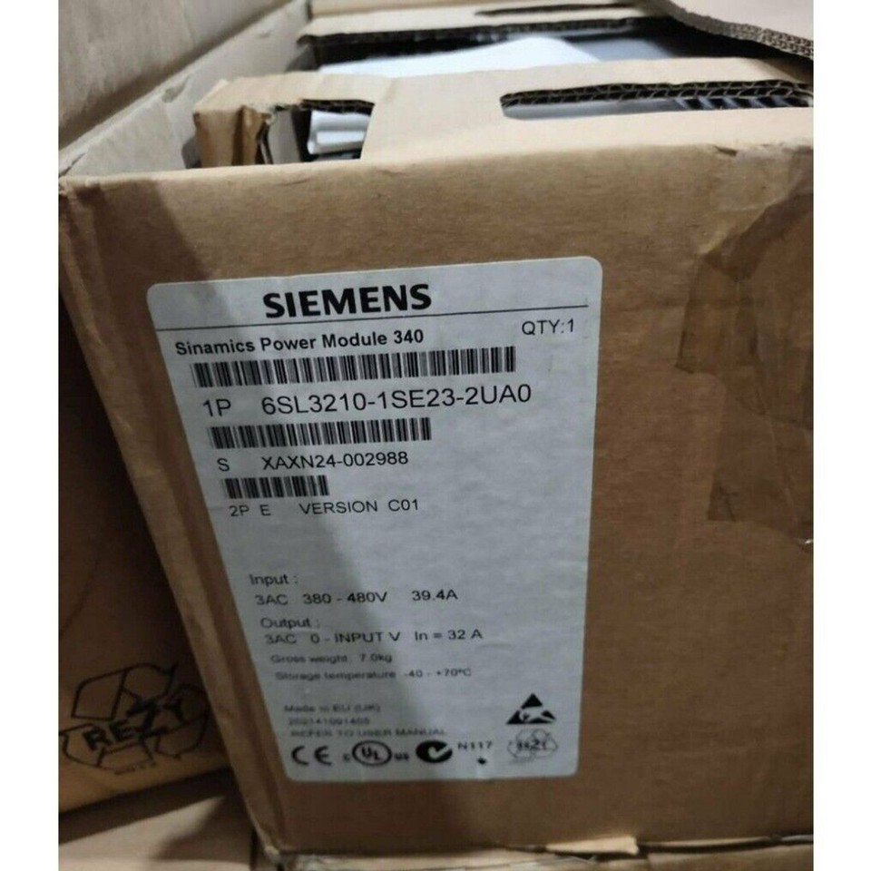 New Siemens 6SL3210-1SE23-2UA0 6SL32101SE232UA0 converter Power Module ...