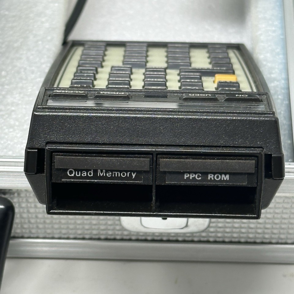 HP-41C Calculator With 9 Modules Card Reader Printer & Case Parts Or ...