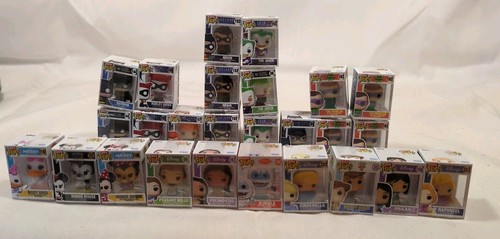 Funko Bitty Pop! Lot of 26- Batman, Minnie Mouse, Bumble, Woody, Mulan ...