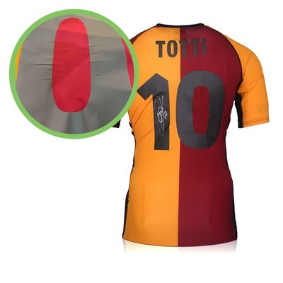Francesco Totti Signed AS Roma 2001-02 Football Jersey. Damaged A | eBay