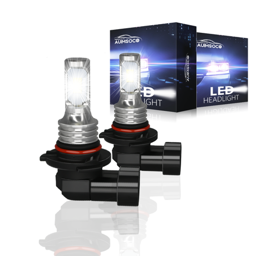 2PCS 9006/HB4 LED Kit de Faros Combo 2*Bombillas 6000K Luz Baja Super ...