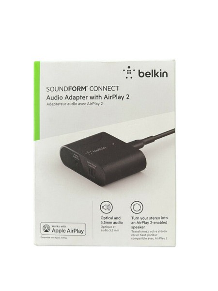 Belkin AUZ002TTBK Soundform Connect Audio Adapter - Black for sale ...