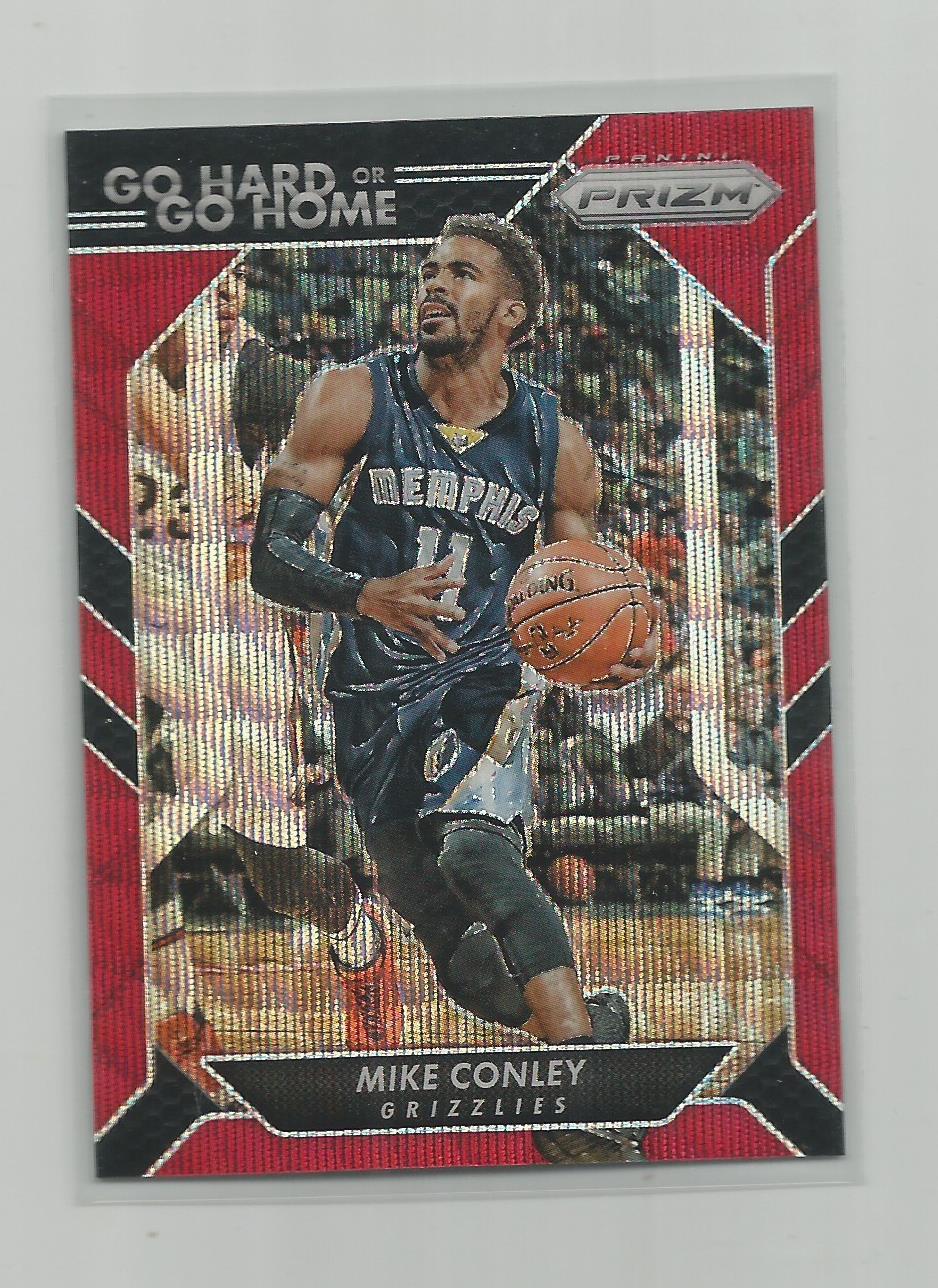 2016-17 Prizm MIKE CONLEY Go Hard or Go Home Ruby Wave Prizm | eBay