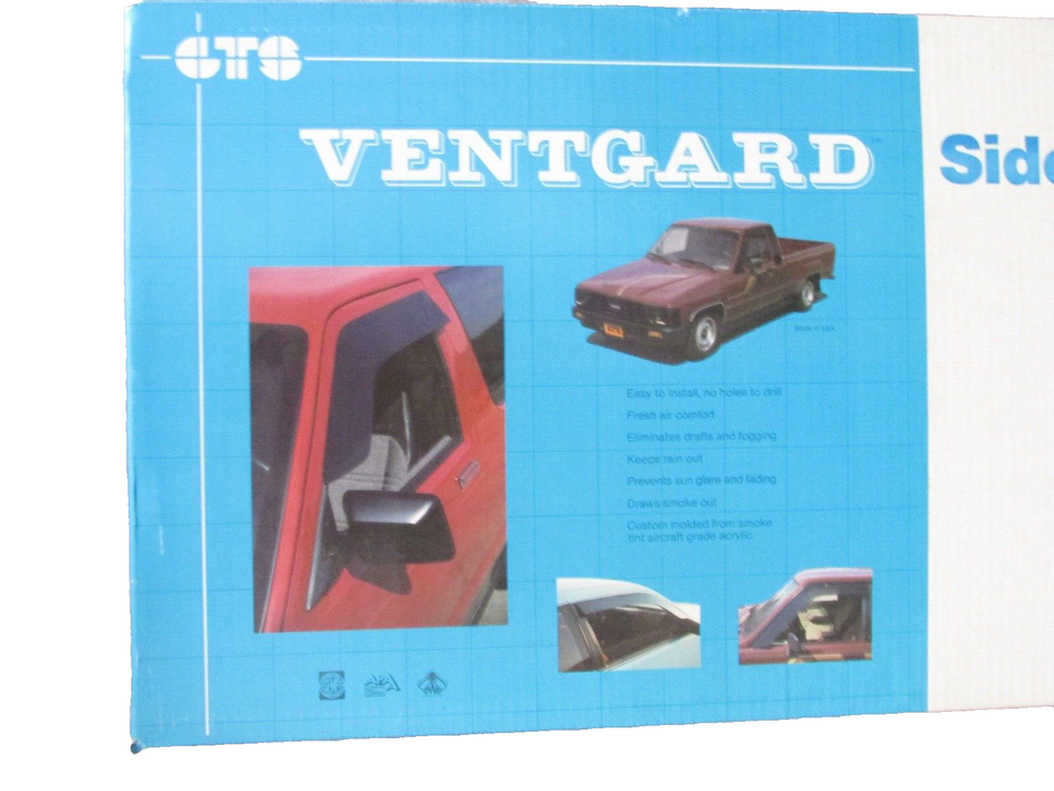NEW! GTS VENTGUARD SIDE WINDOW DEFLECTOR, SMOKE, FOR: 1988 - ON, ISUZU ...