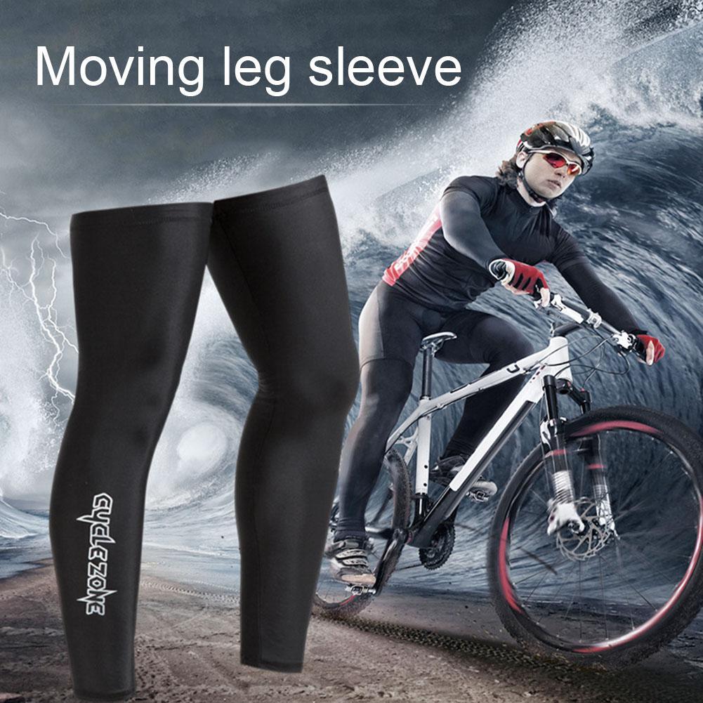 1Pair Bicycle Cycling Running UV Protection Leg Warmers Leg Sleeves(M ...