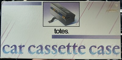 Vintage NOS 1989 Totes Automobile Club Car 12 Cassette Case BRAND NEW ...